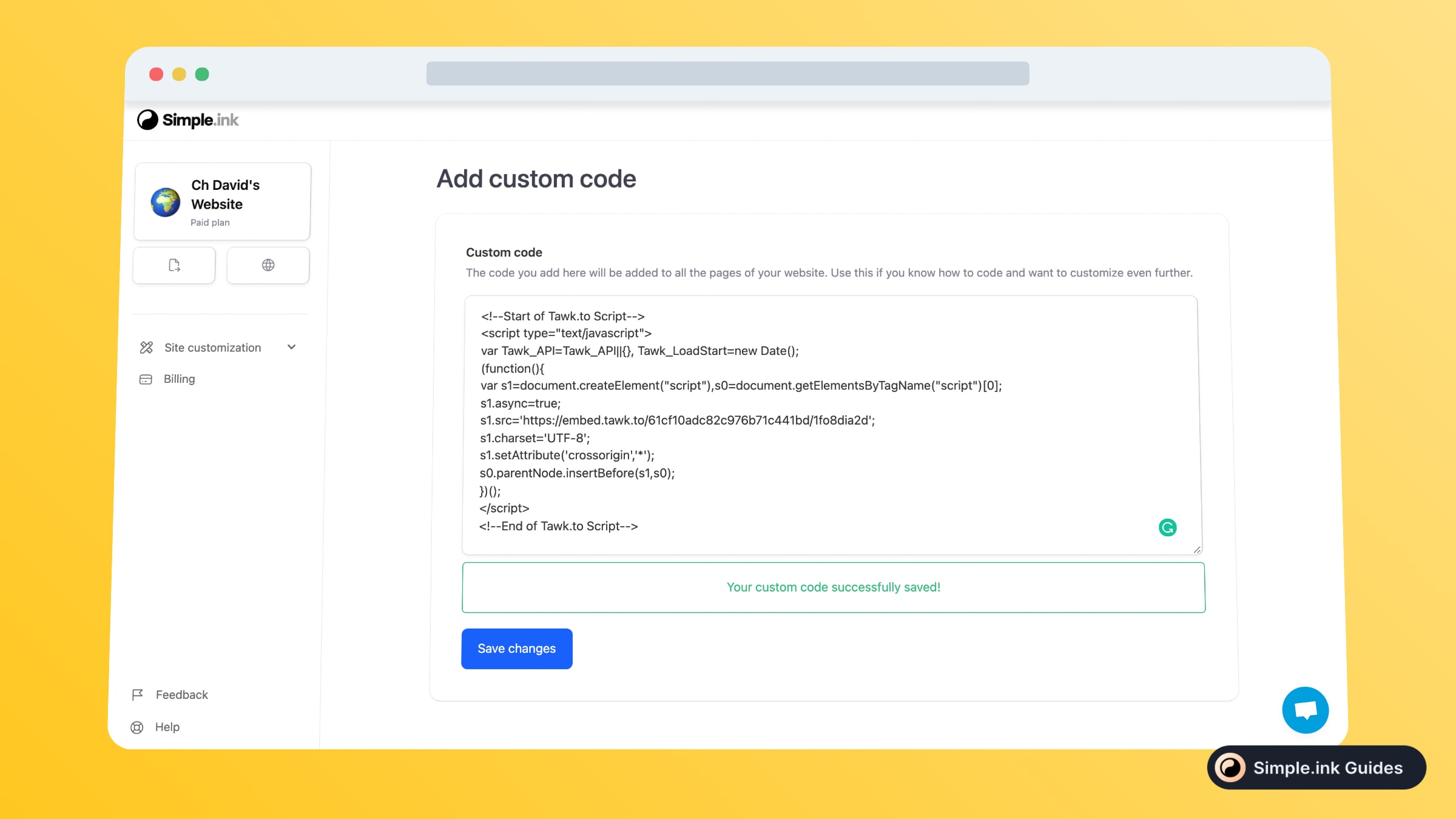 How To Add Custom Code To Notion Websites Simple ink